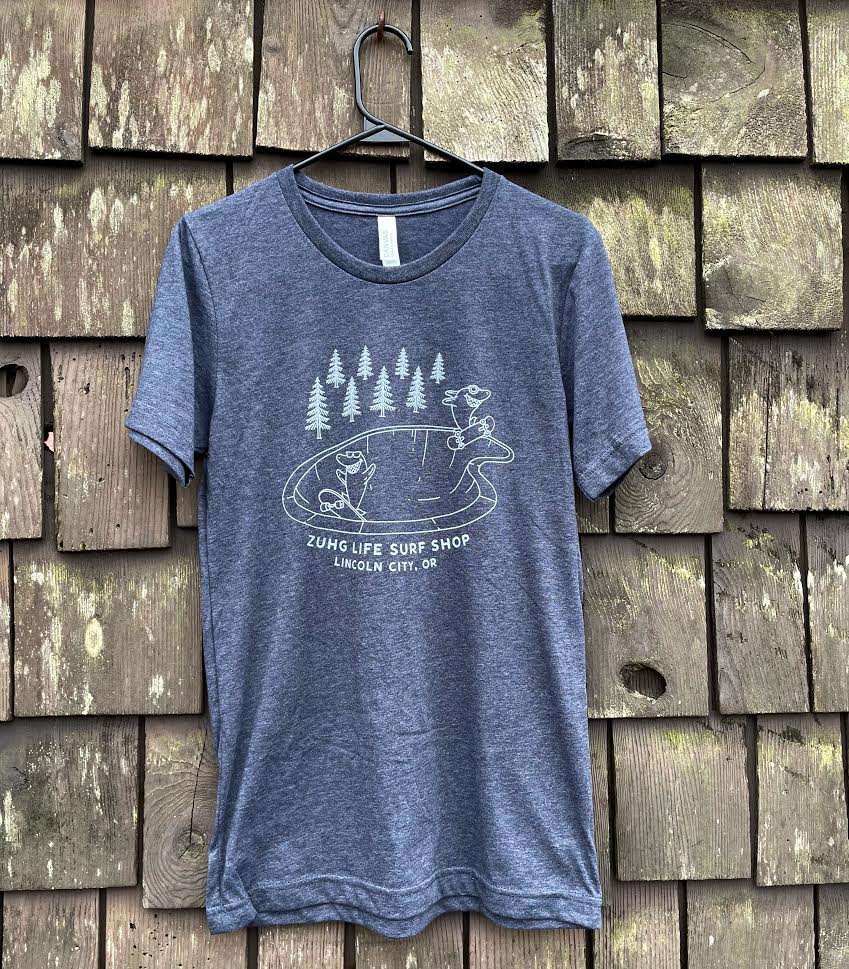 Pool Sharks Shop T-Shirt - Zuhg Life – ZuhG Life Surf Shop