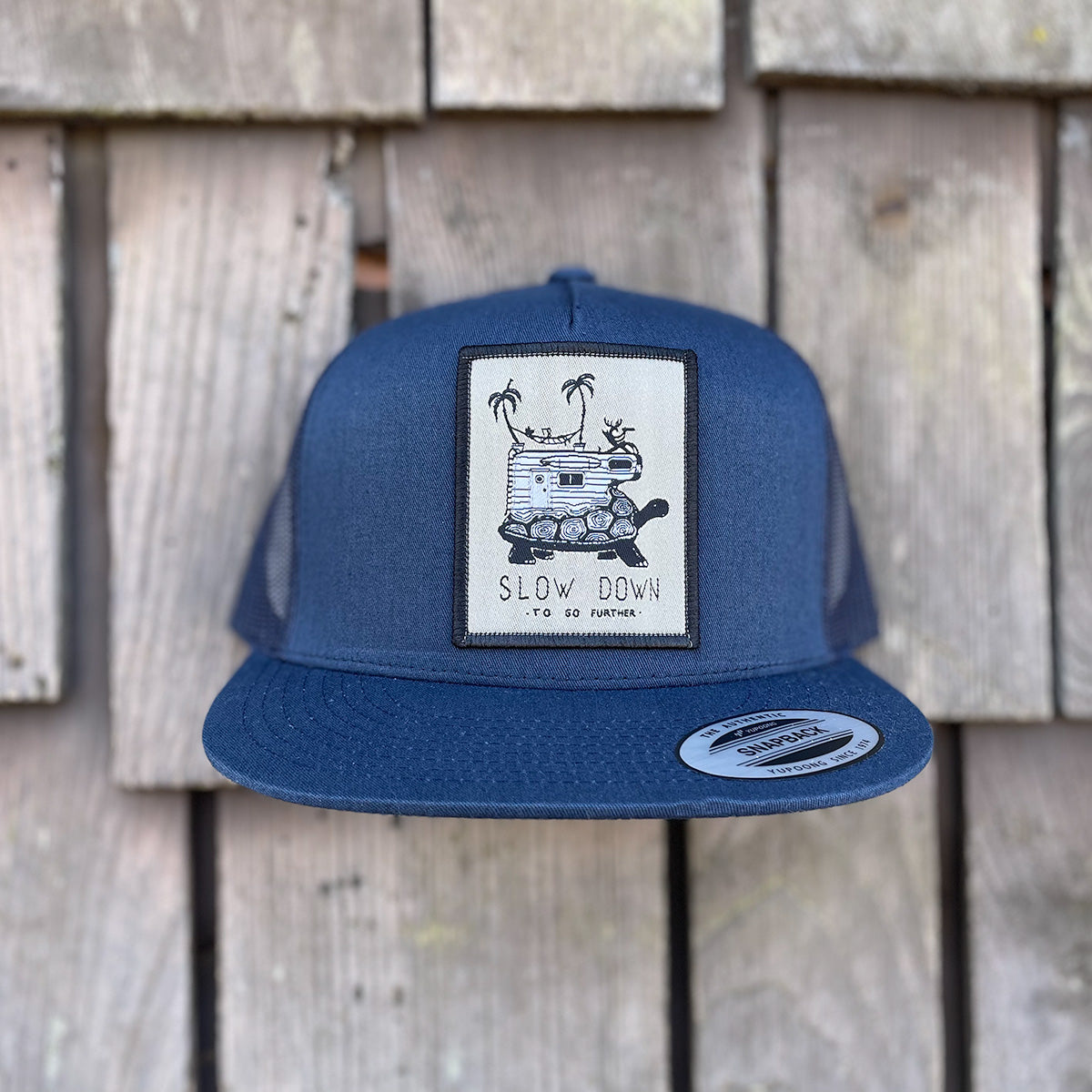 Patch Hat - Slow Down To Go Further Turtle - ZuhG Life Surf Shop